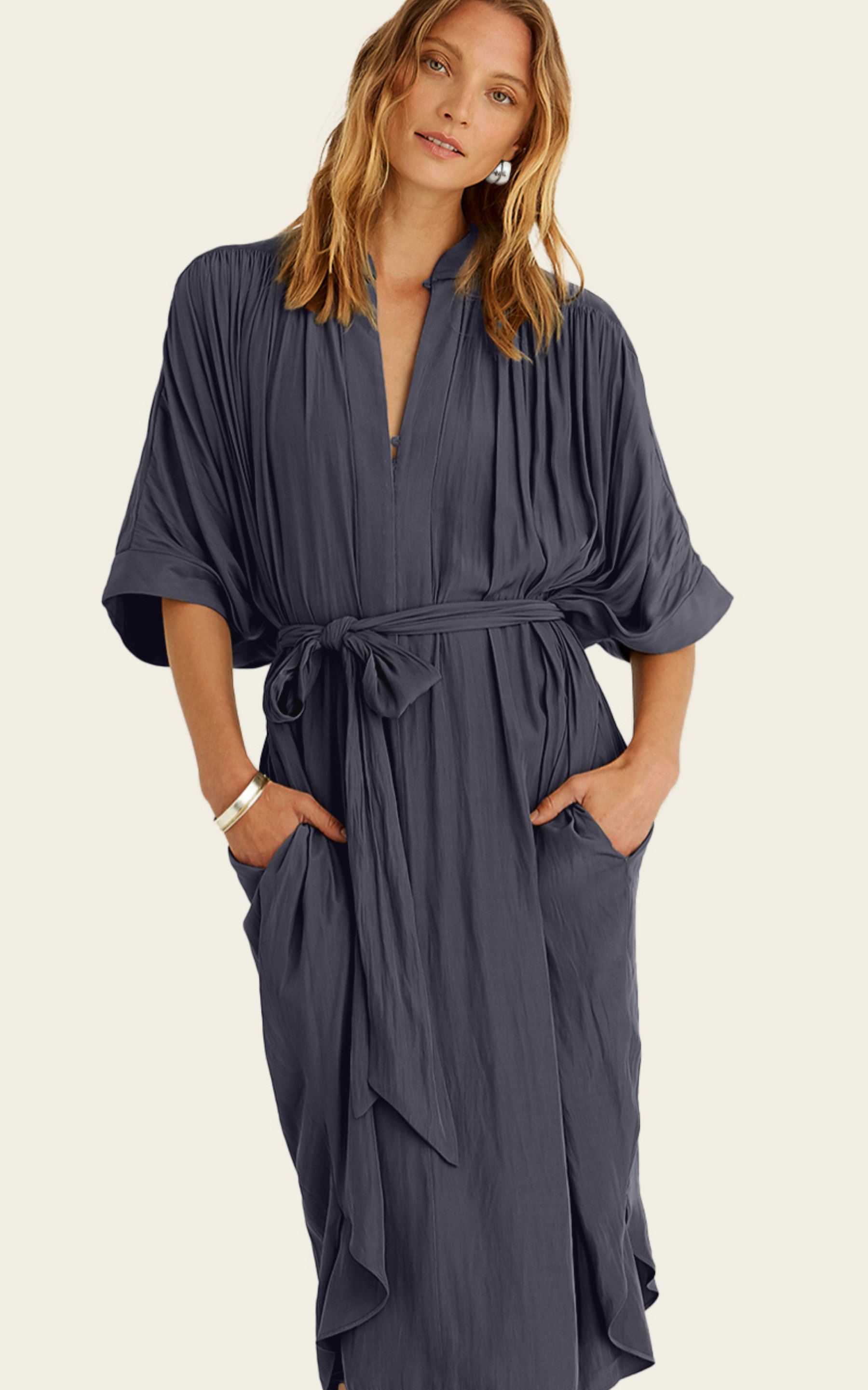The Original Multiwear Dress - Skyfall Grey, Midi – Ever by X